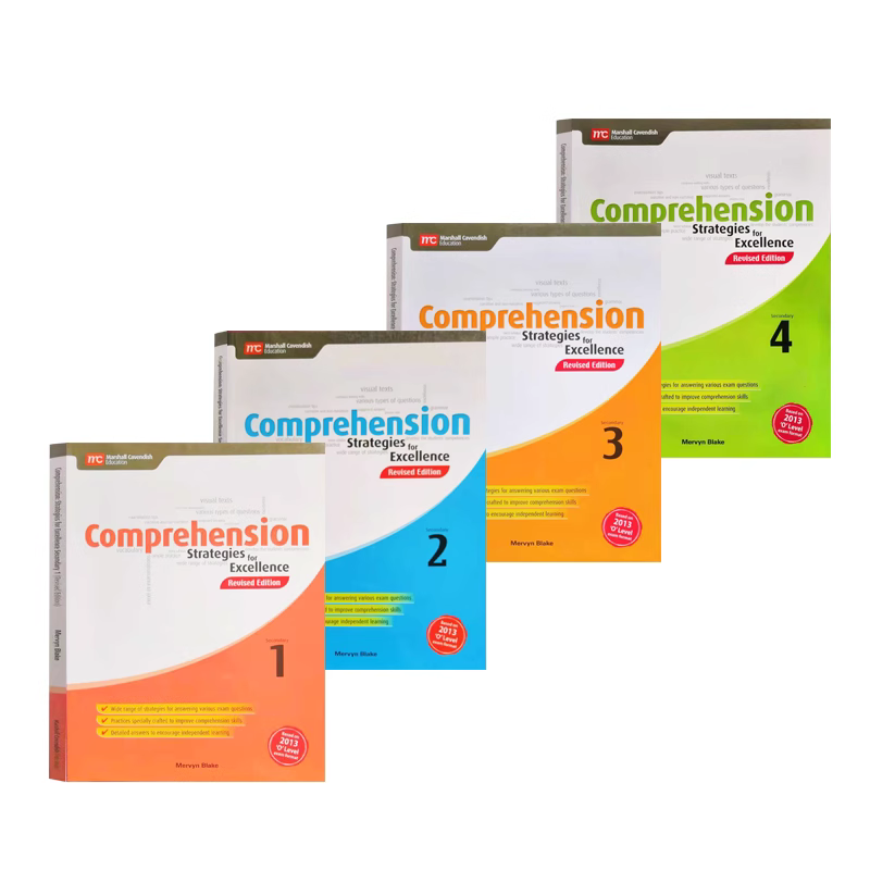 📚新加坡中学英语阅读大揭秘！Comprehension Strategies for Excellence 让你轻松拿高分-考试类原版书-淘宝好物网