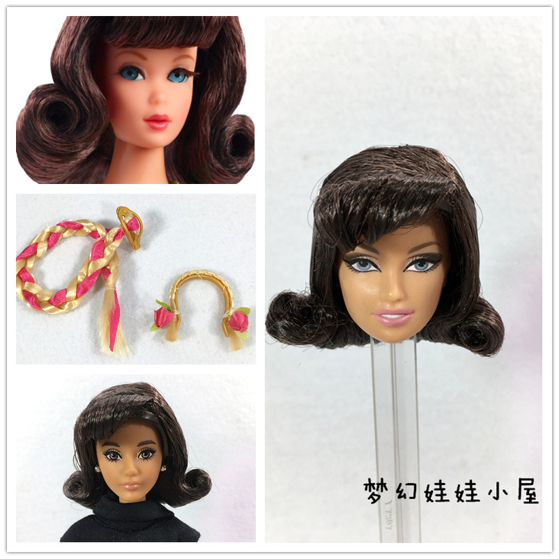 Купить кукла 美tai正版 芭芘娃娃珍藏版复刻 50周年假发芭比 三件套 Barbie в интернет-магазине с ...