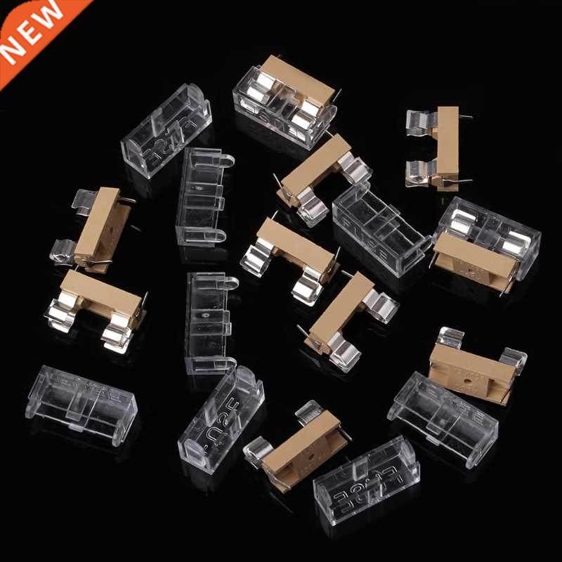 10 Pcs Glass Fuse Holder with Transparent Cover Fuse Blocks-Taobao