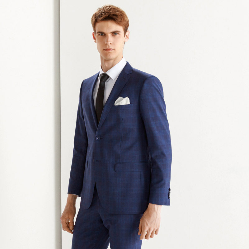 [USD 1211.96] ( Exquisite business)CANUDILO Kanodi Road Wool Suit Men ...