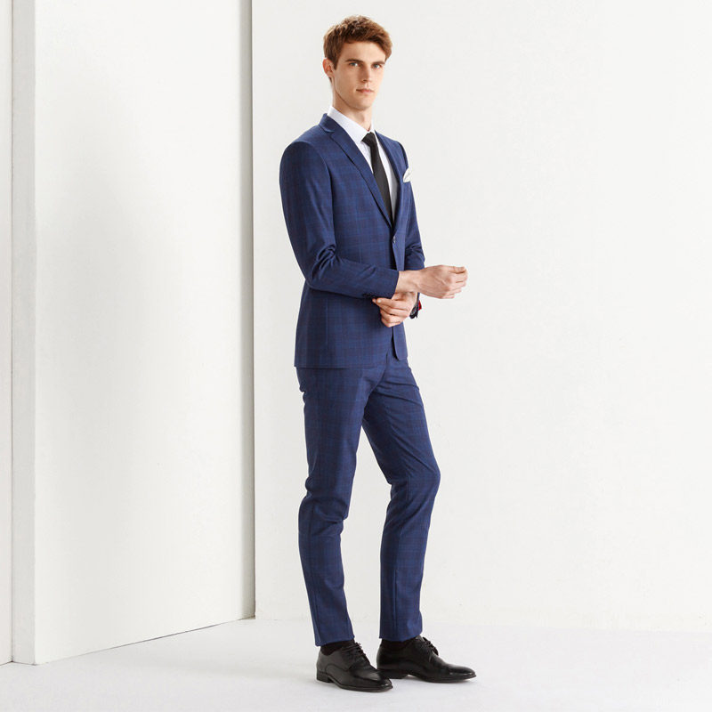 [USD 1211.96] ( Exquisite business)CANUDILO Kanodi Road Wool Suit Men ...