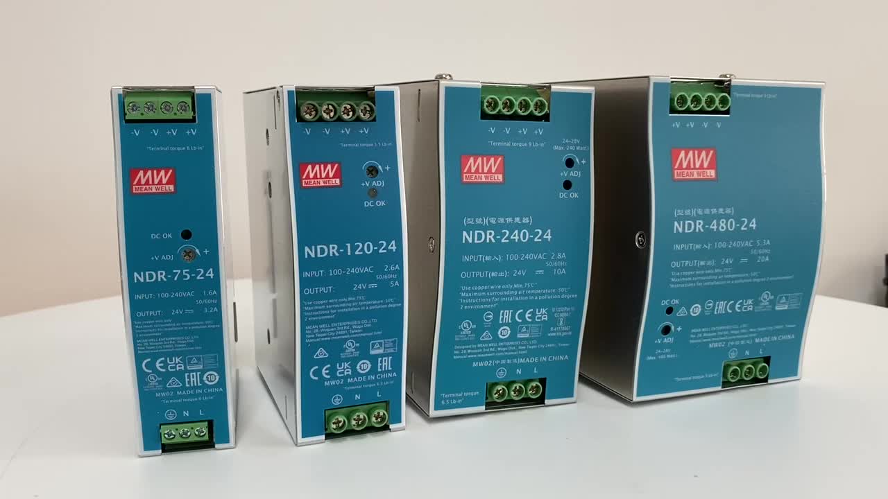 120w Single Output Industrial Din Rail Series Ndr-120-48 Switching Power Supply - Buy Mean Well ...