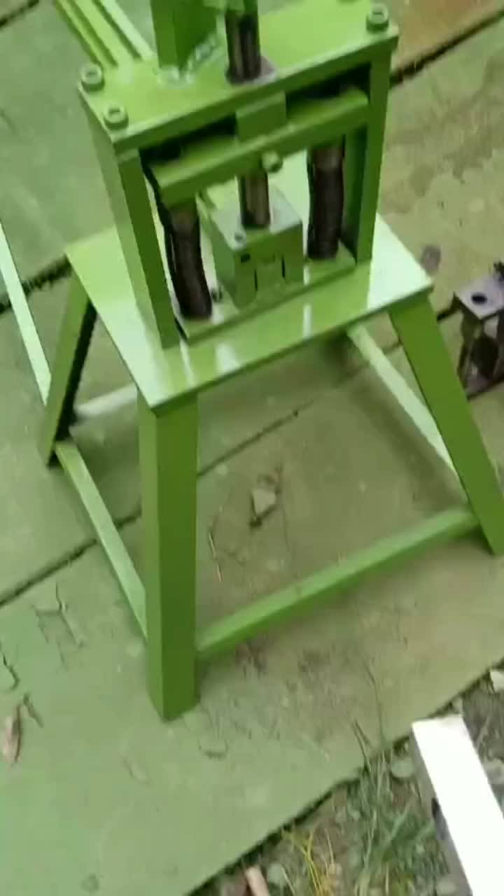 Manual Arbor Press Stainless Steel Square Pipe Round Pipe Punching Hole ...