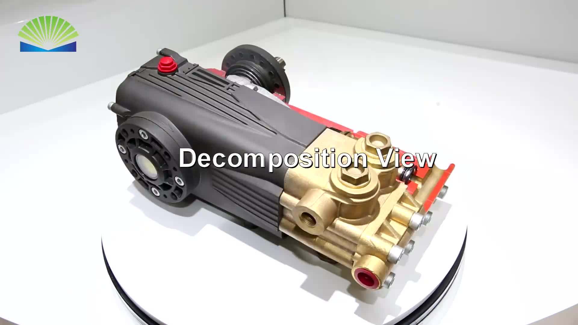 Botuo 22lpm 500bar Dsp-n High Pressure Triplex Plunger Pump Water ...