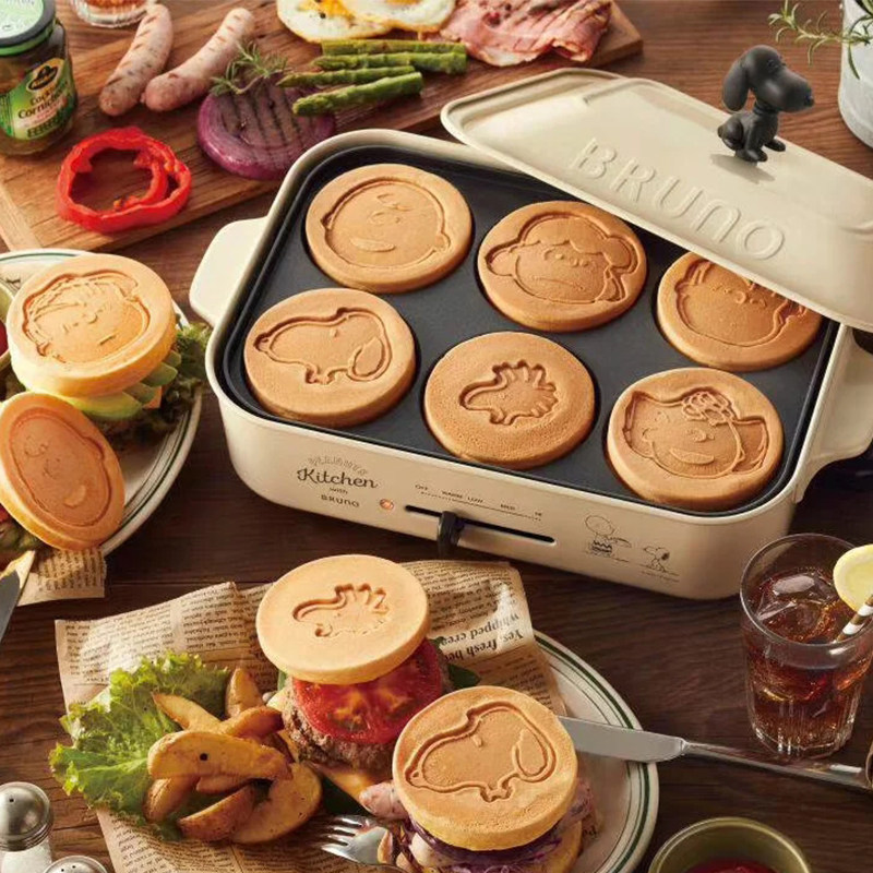 Snoopy joint Japanese bruno pot multi-function cooking pot Barbecue hot ...