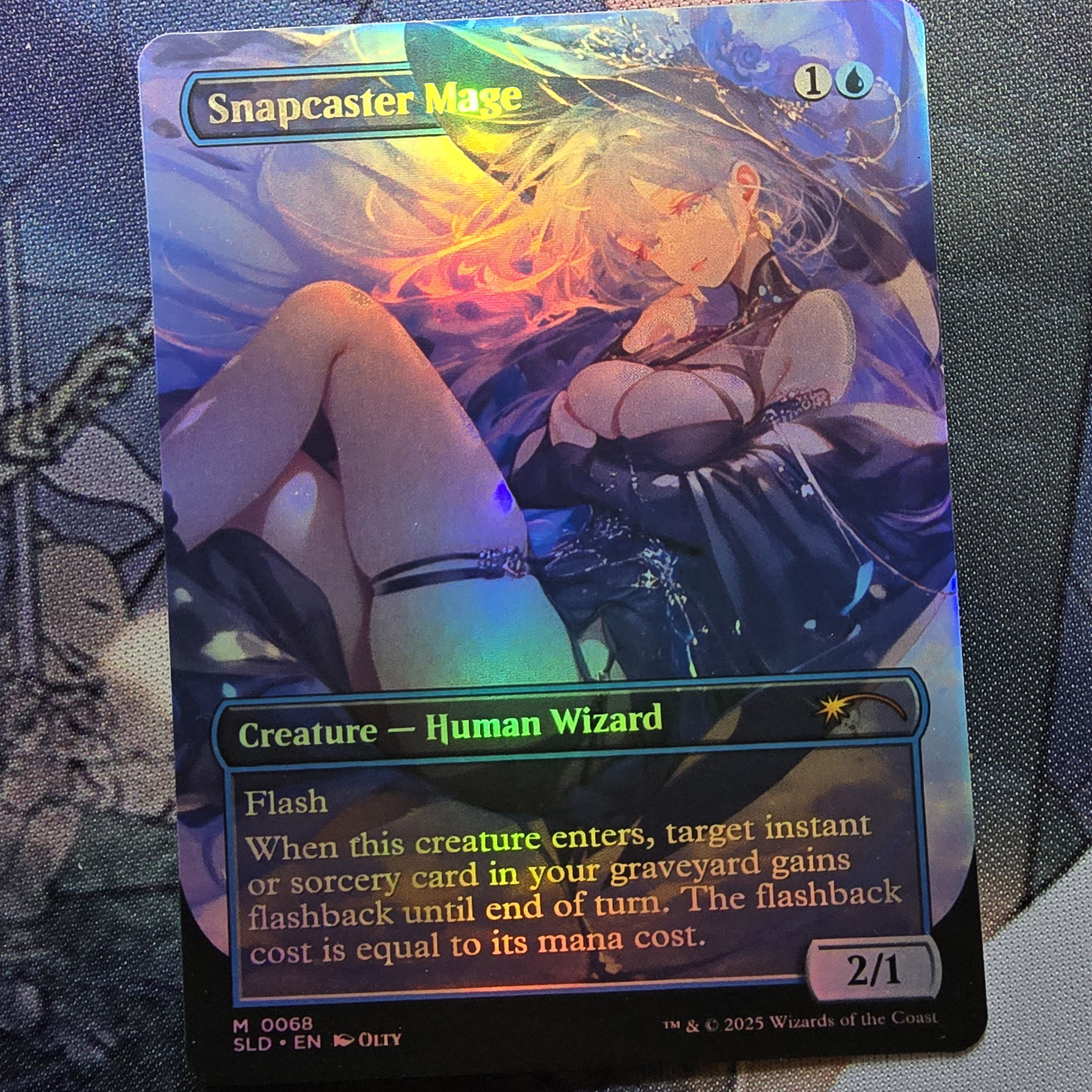 🔥【万智牌】迅咒法师Snapcaster Mage代牌，合作画师闪卡，让你的套牌瞬间提升！🌟-万智牌-淘宝好物网