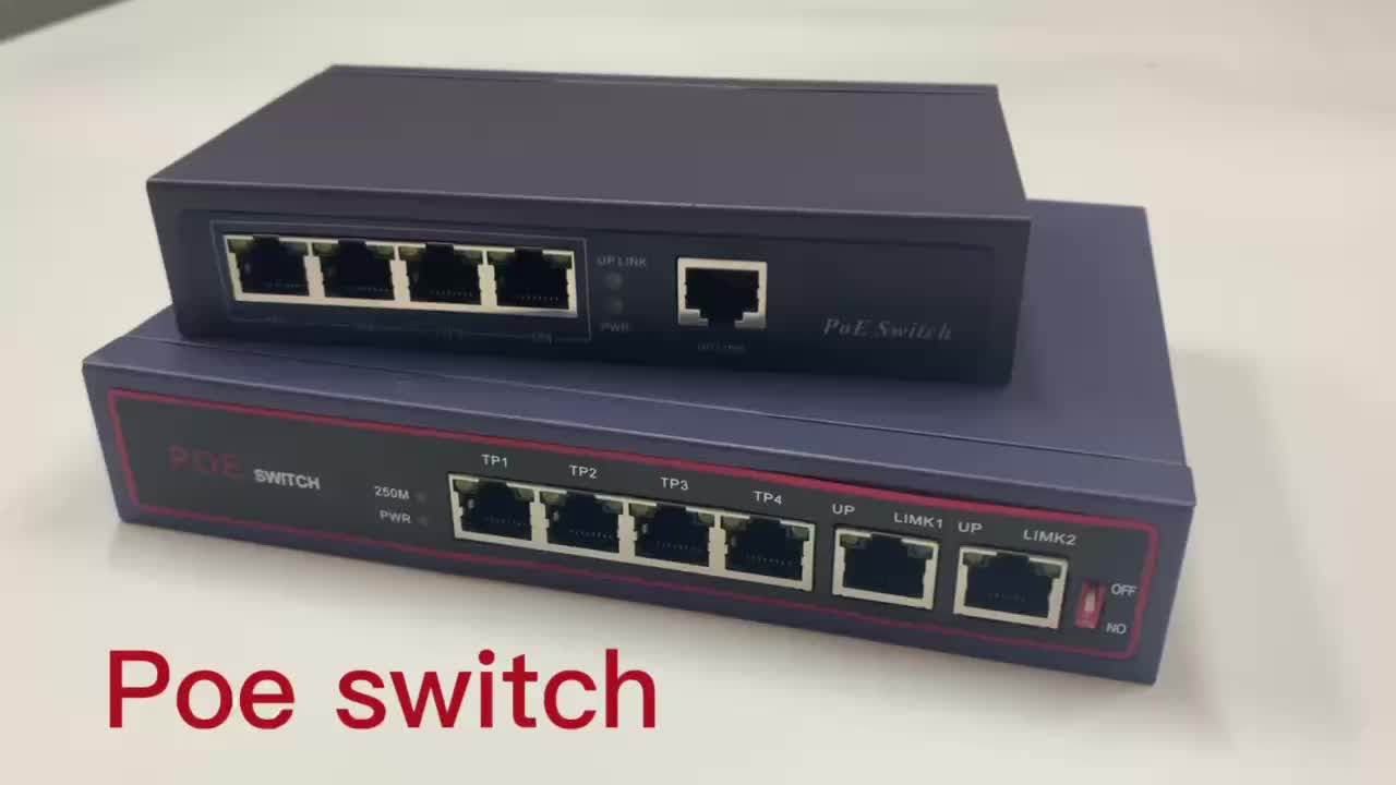 24ports Gigabit Switch 1000mbps Poe Switch,Smart 48v Poe Network Power ...