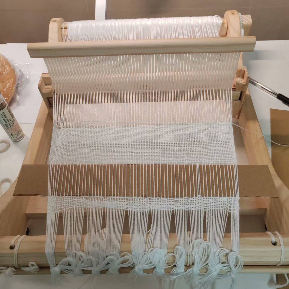 Solid wood multifunctional desktop loom: 🎨 You can become a weaving ...