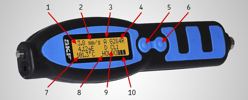 SKF Vibration pen CMAS100-SLCMDT390-K-SL Portable bearing detector ...