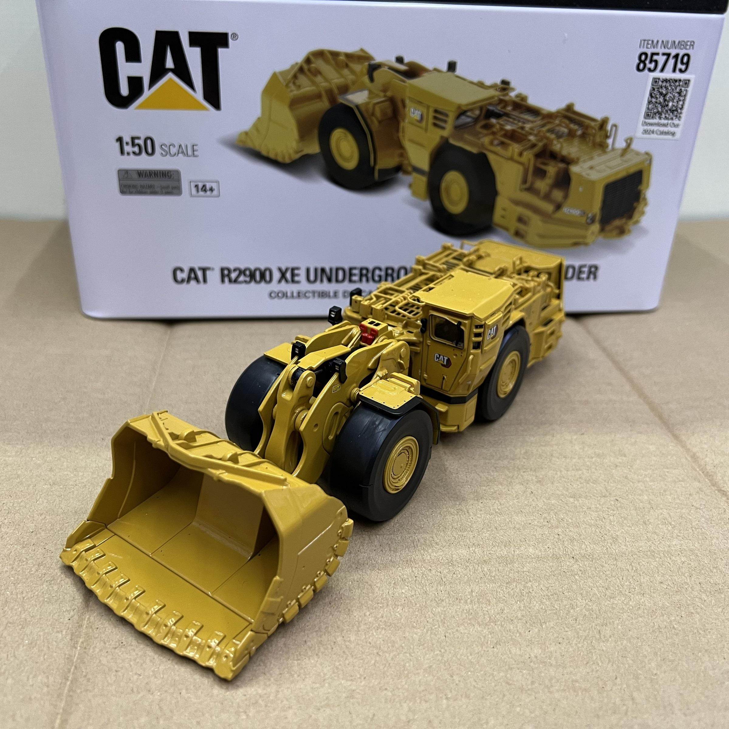 DM 1:50 CAT R2900 XE 卡特彼勒地下采矿装载机模型：工业美学与细节控的终极收藏品！-合金车-淘宝百科网