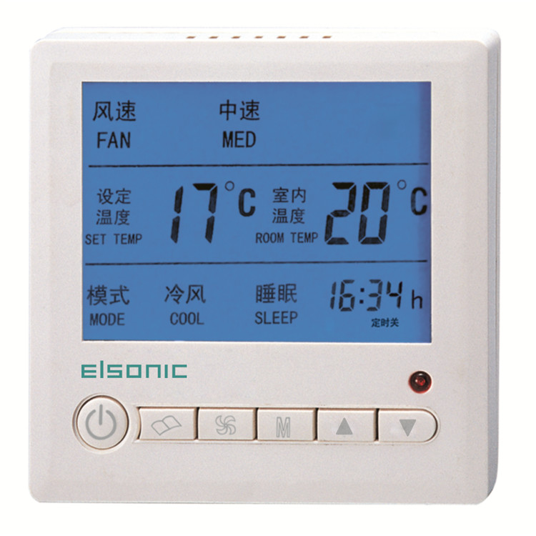 [USD 19.54] Genuine ELSONIC Billion Forest AC803 Central Air Conditioning LCD Windplate Chain ...