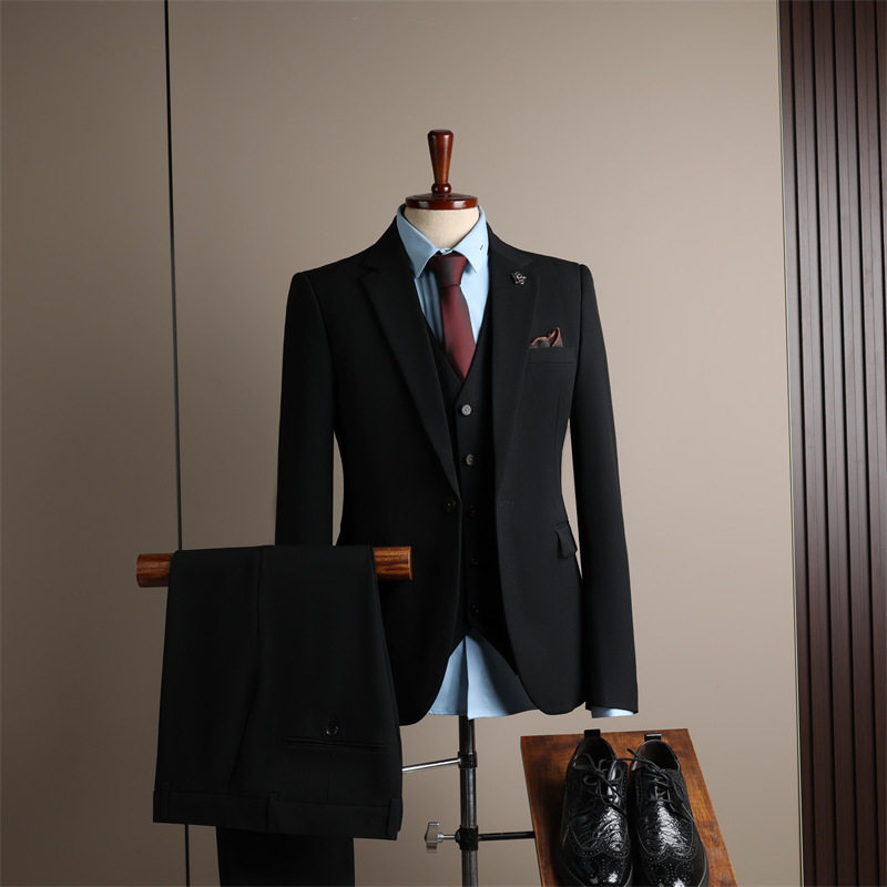Men's English Style Classic 3-Piece Suit – Ame_handmadesg