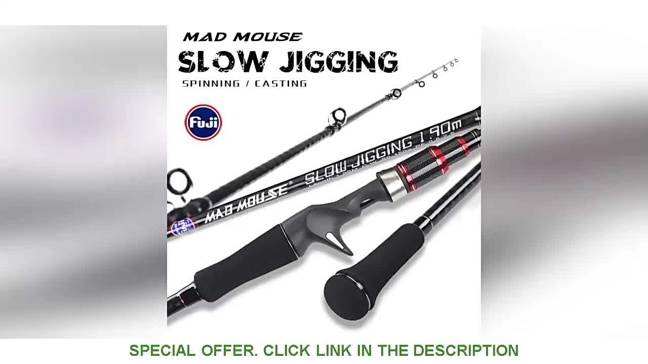 Madmouse Japan Full Fuji Farts Slow Jigging Rod 1.9m 12kgs Jig Weight ...