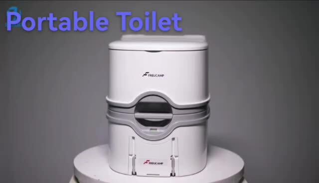 Freucamp-sanjo 휴대용 화장실 플라스틱 3j-w5002-l 플러시 물 탱크 폐기물 보관 탱크 Rv 캐러밴 트레일러 ...