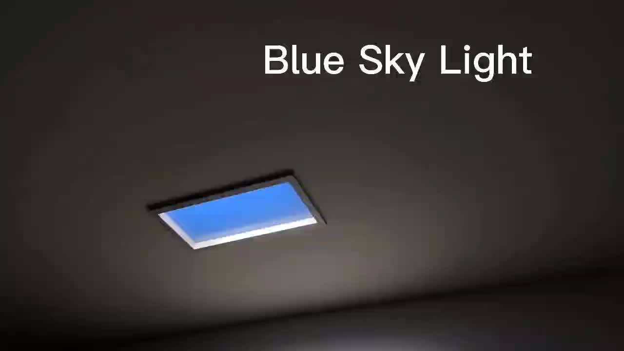 Ryopt Led Indoor Artificial Sunlight Skylight Ceiling Panel Roof Window ...