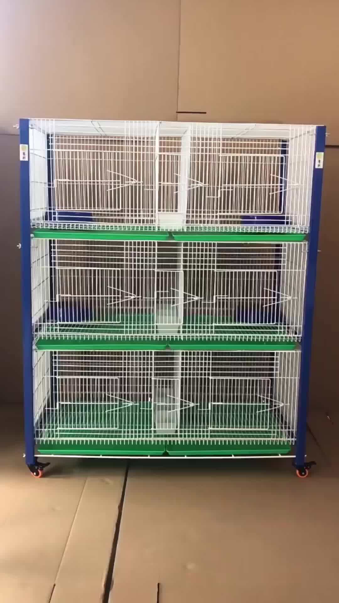 Design Breeding 3 Layer 4 Door Wire Racing Pigeon Cages - Buy Breeding ...