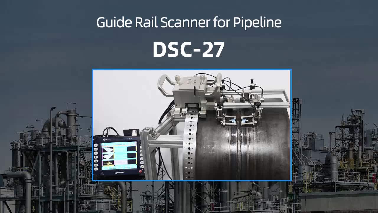Doppler Guide Rail Scanner For Pipeline Ndt Equipment Dsc-27 - Buy Ndt ...