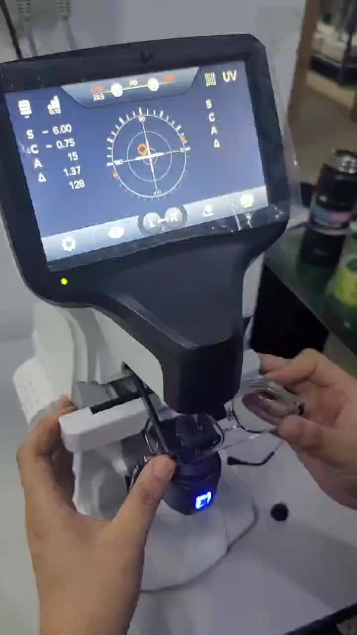 White Advanced Auto Lens Meter Eye Sight Examination 18 Months ...