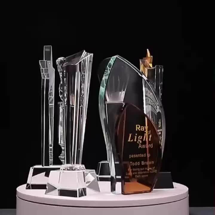 Pujiang 3d Laser Engraving Iceberg Crystal Glass Awards Wholesale ...