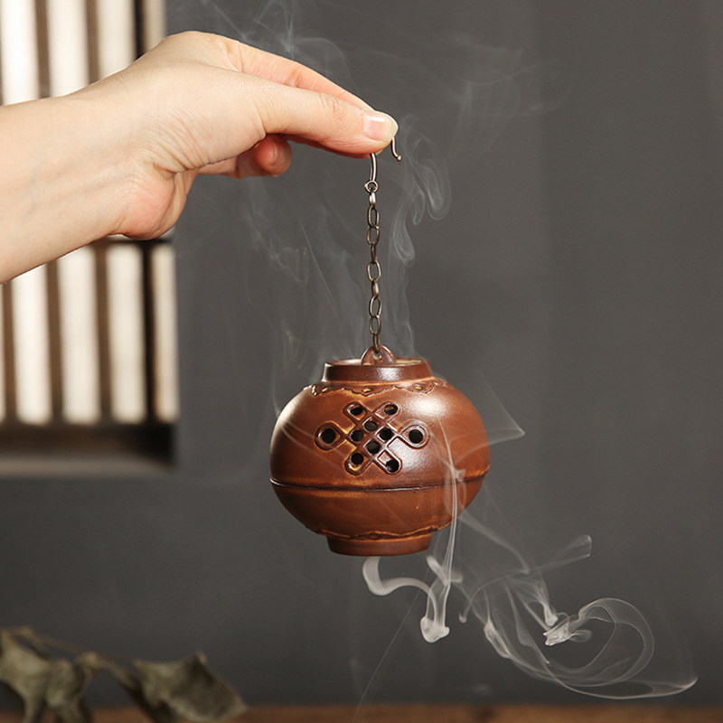 [USD 33.39] Tumbler incense smoked incense ball ceramic incense ball ...