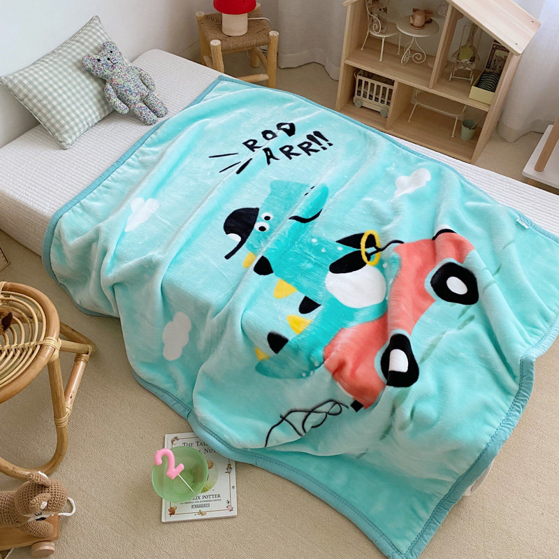 Children's baby blankets double thicker baby blankets newborn dinosaurs ...