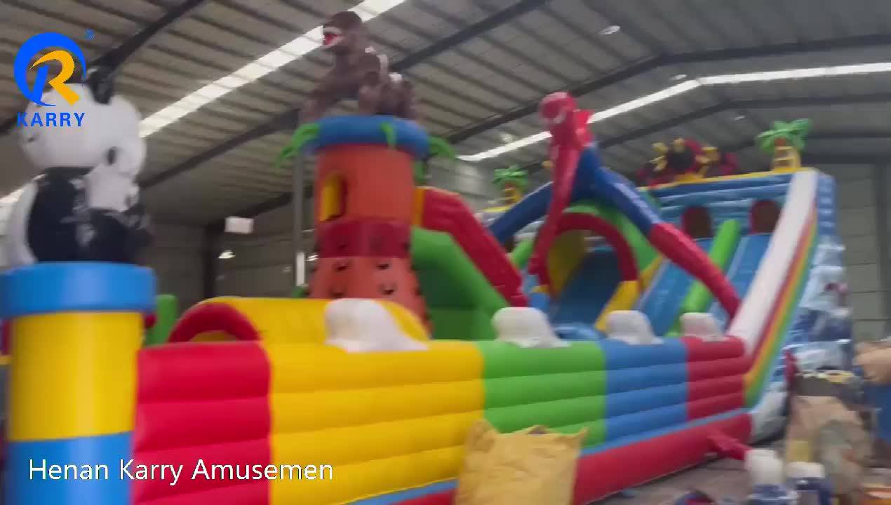 Commercial Grade Spiderman Spider Man Big Slide Bouncy Castle Bouncy ...