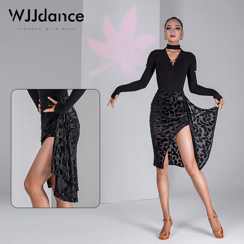 WJJdance拉丁舞半身裙2024新款，优雅练功服如何选？💃-拉丁舞下装-淘宝好物网