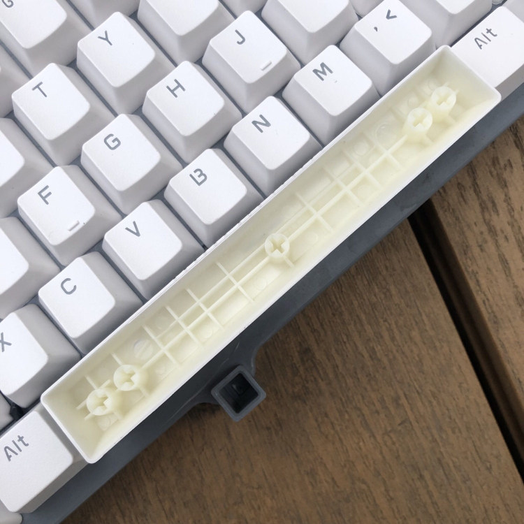 [USD 6.88] ABS87 key 104 key 108 key cap mechanical keyboard white ...