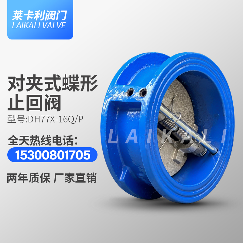 莱卡利DH77X-16水表蝶式对夹止回阀 水管止回阀 单向阀 水DN50 10-Taobao