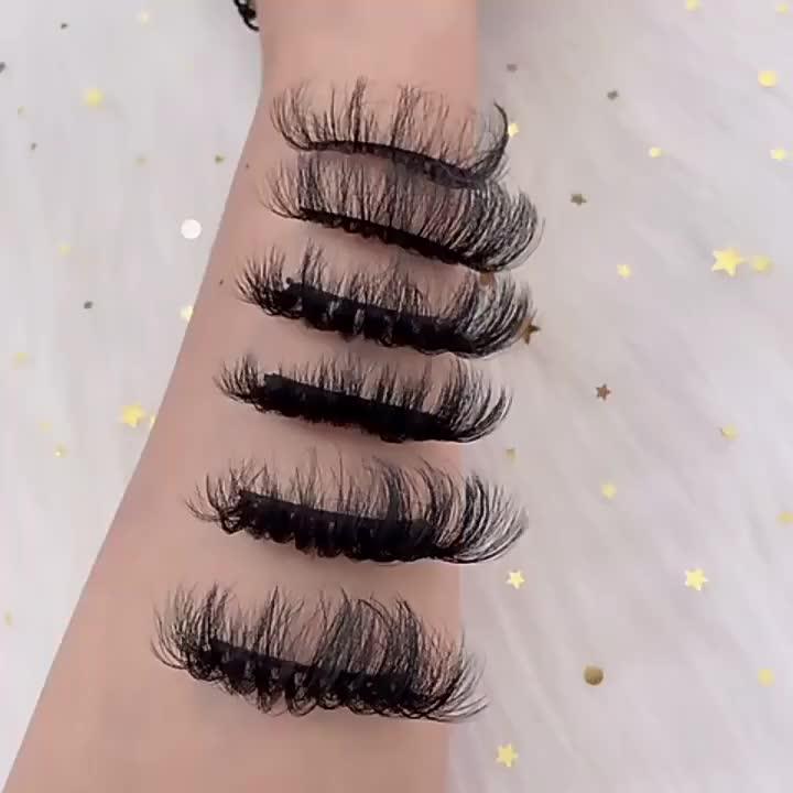 Wholesale Faux Mink Eyelash Private Label Synthetic Cruelty Free Vegan ...