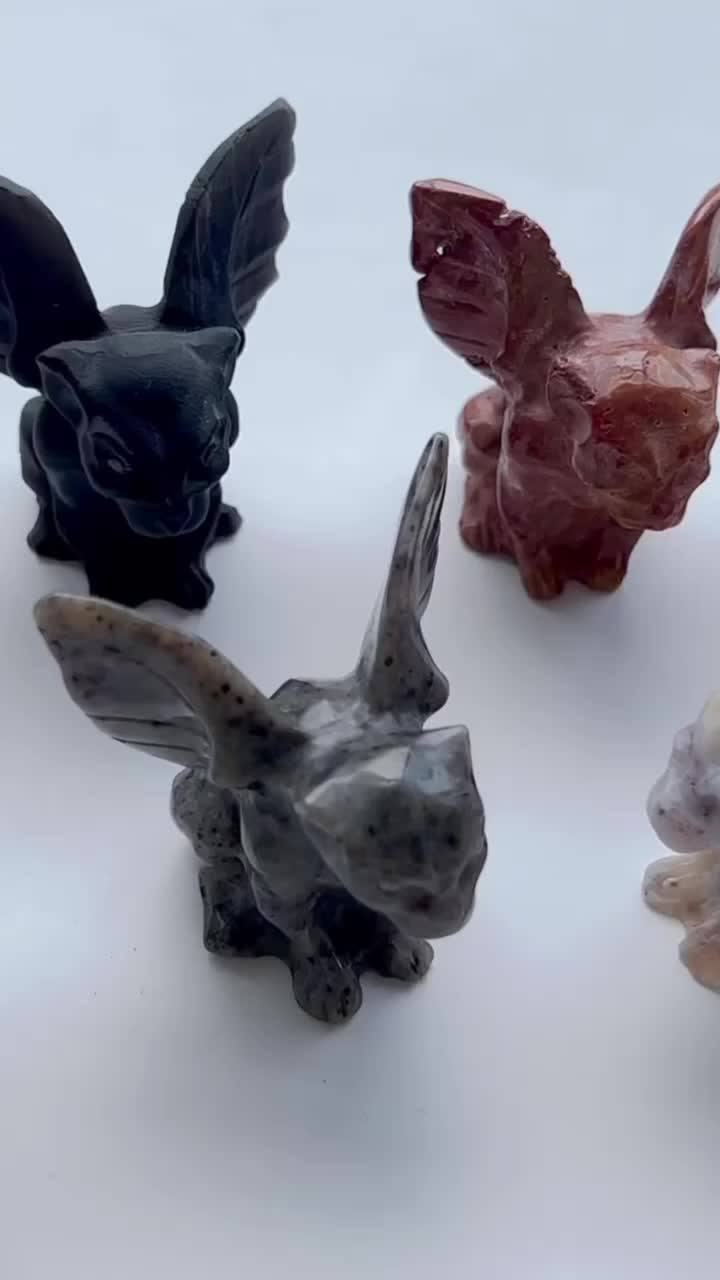 Wholesale Natural Crystal Stone Gargoyle Carving Craft Ocean Jasper ...