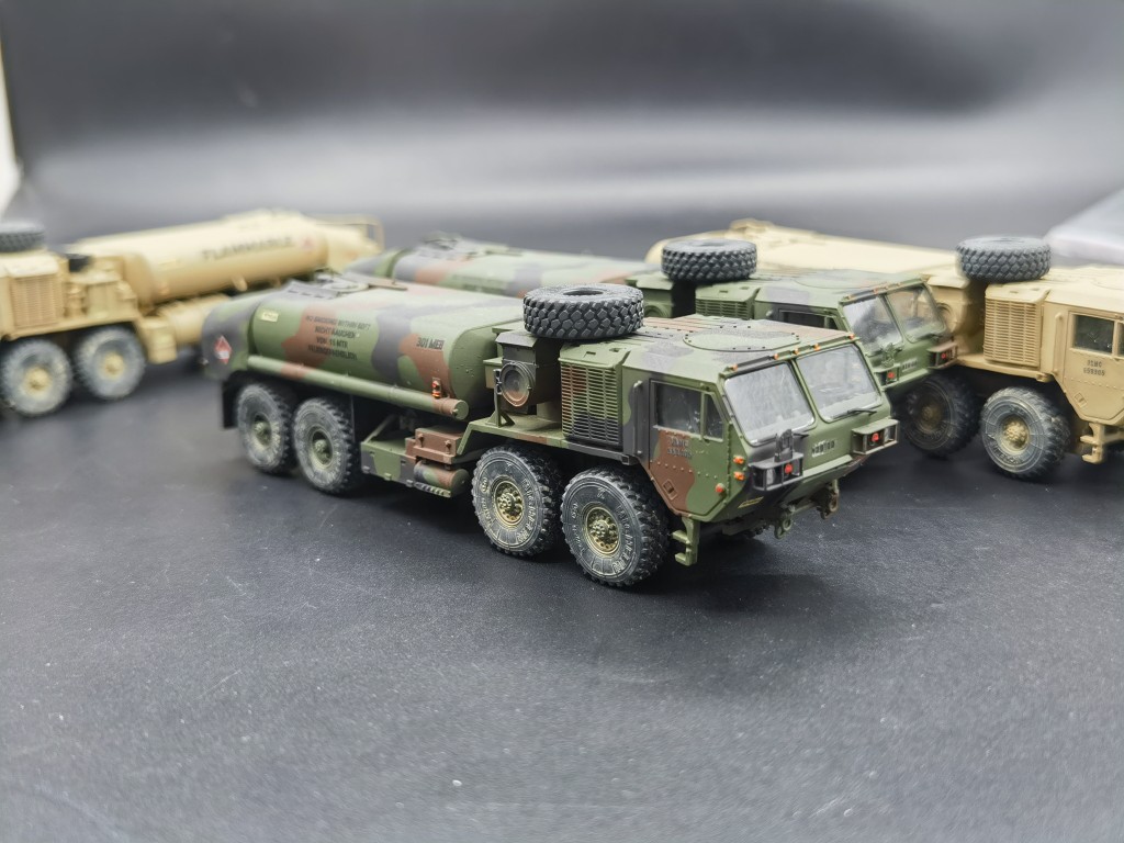 M978油罐車A4型1/72 HEMTT A4 成品 北約三色 沙漠色-Taobao