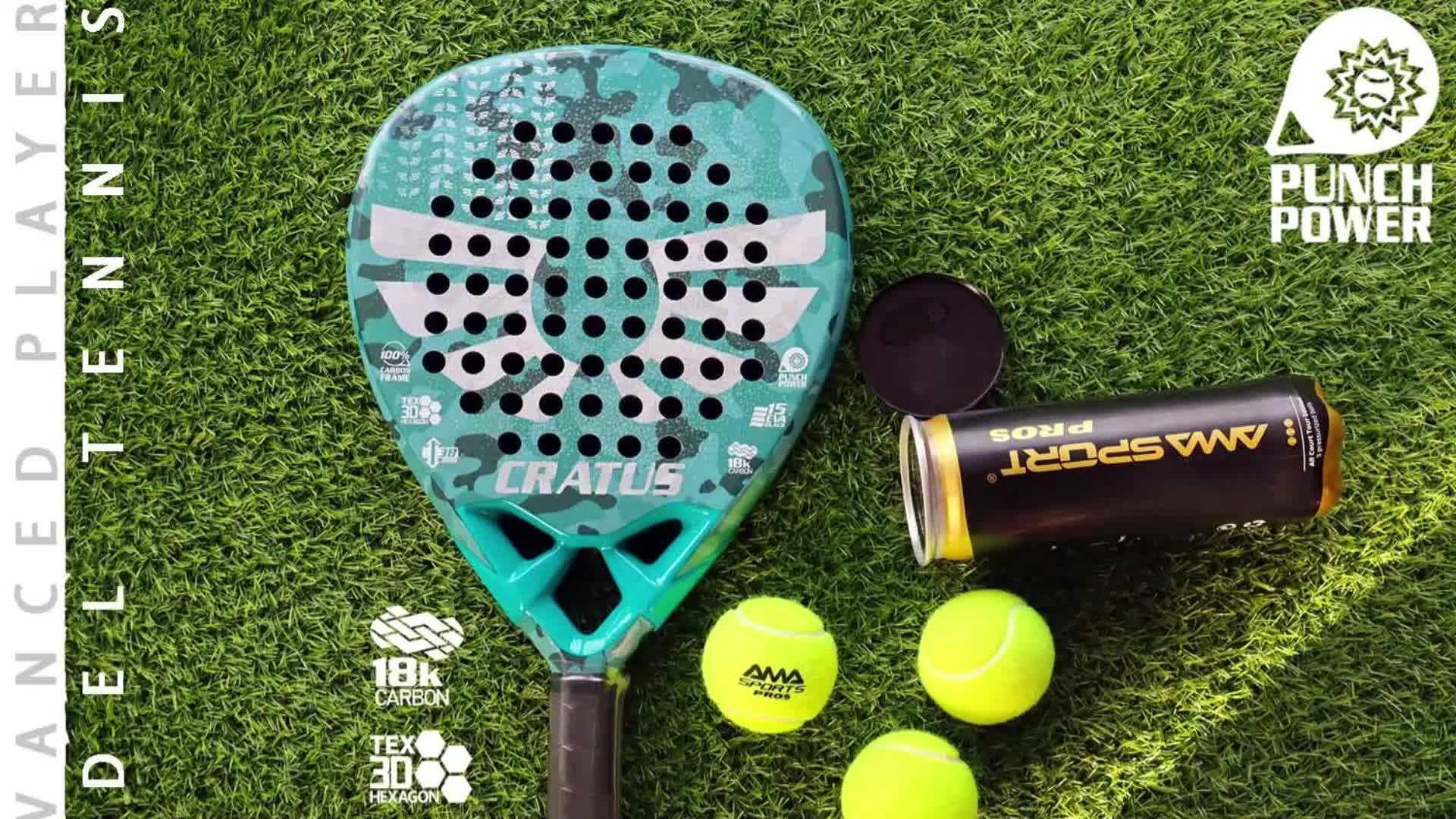 18k Carbon Sand Grit Diamond Padel Racket - Buy Padel Racket,18k Padel ...