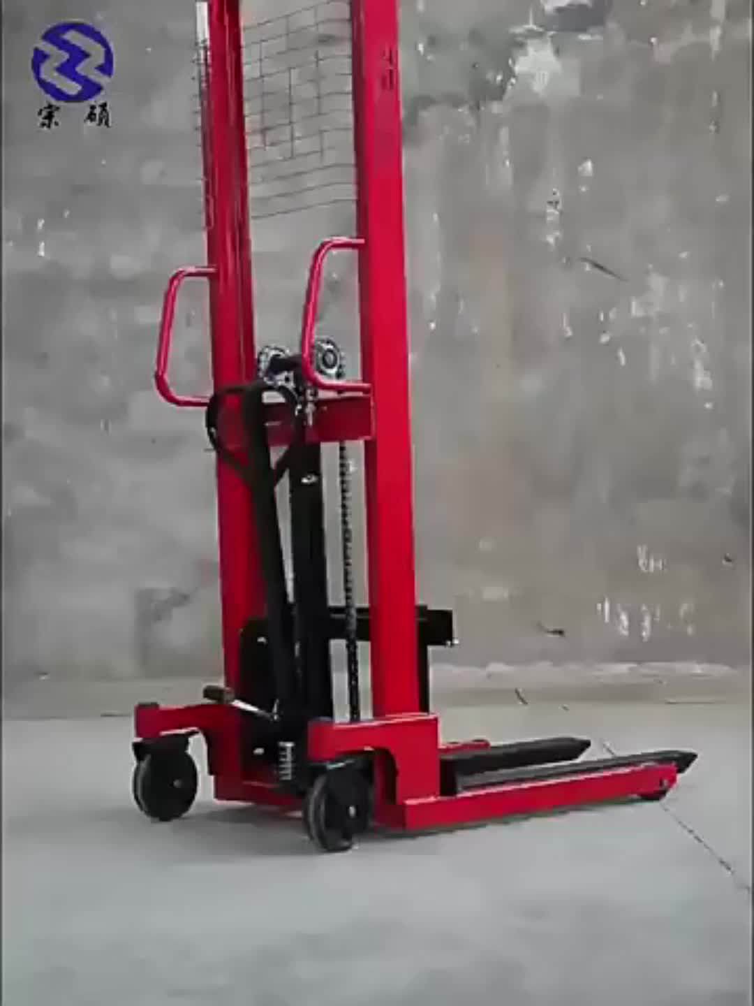 High Quality Manual Pallet Stacker Manual Hydraulic Stacker For Home ...