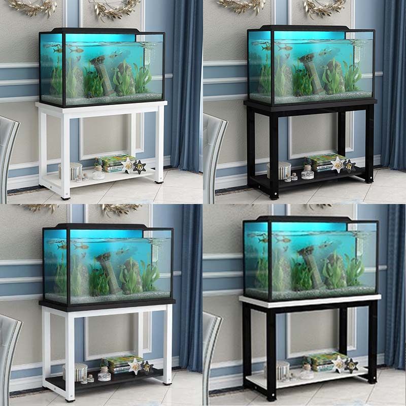 [USD 40.46] Fish tank shelf fish tank table bottom cabinet steel wood ...