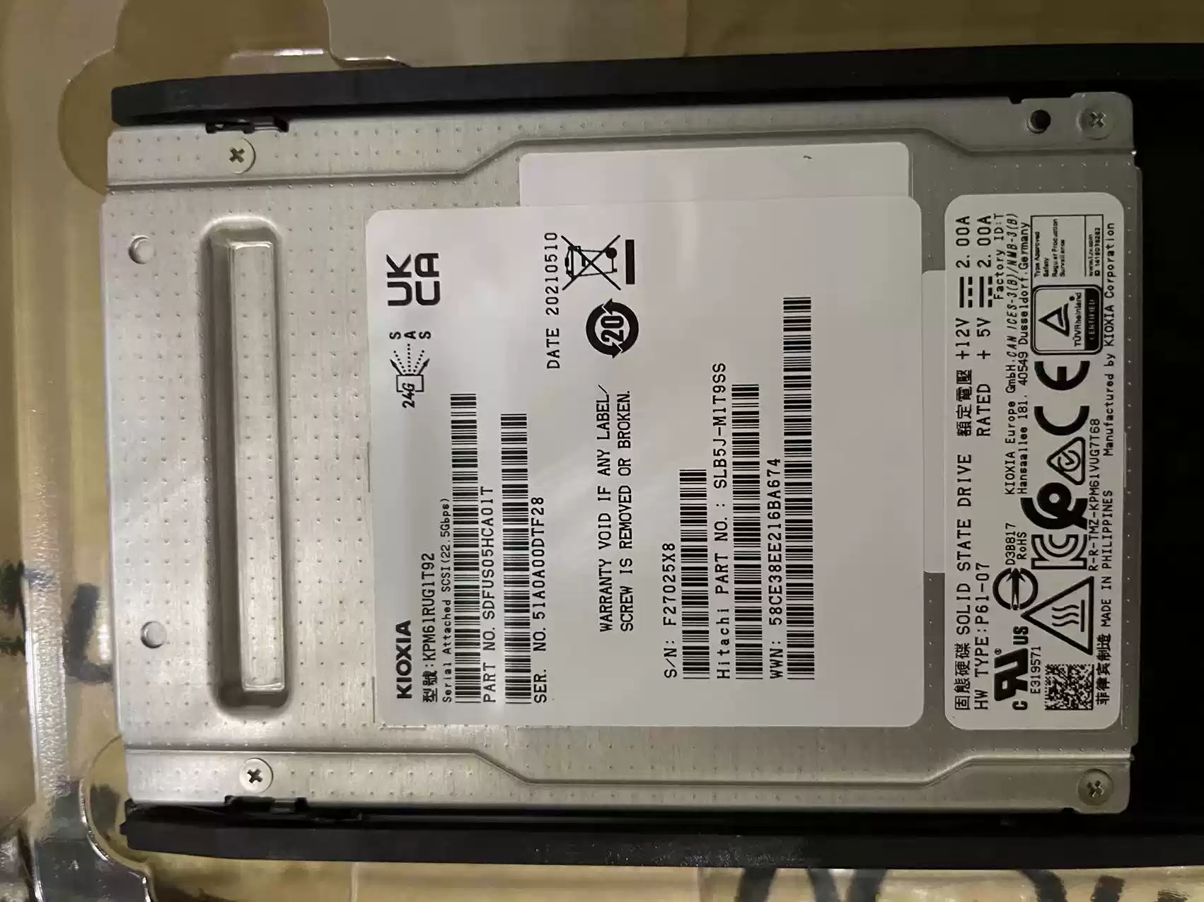 HDS VSP G130 G350 G370 G700 儲存 5563931-A 1.9T 1.9TB 硬碟