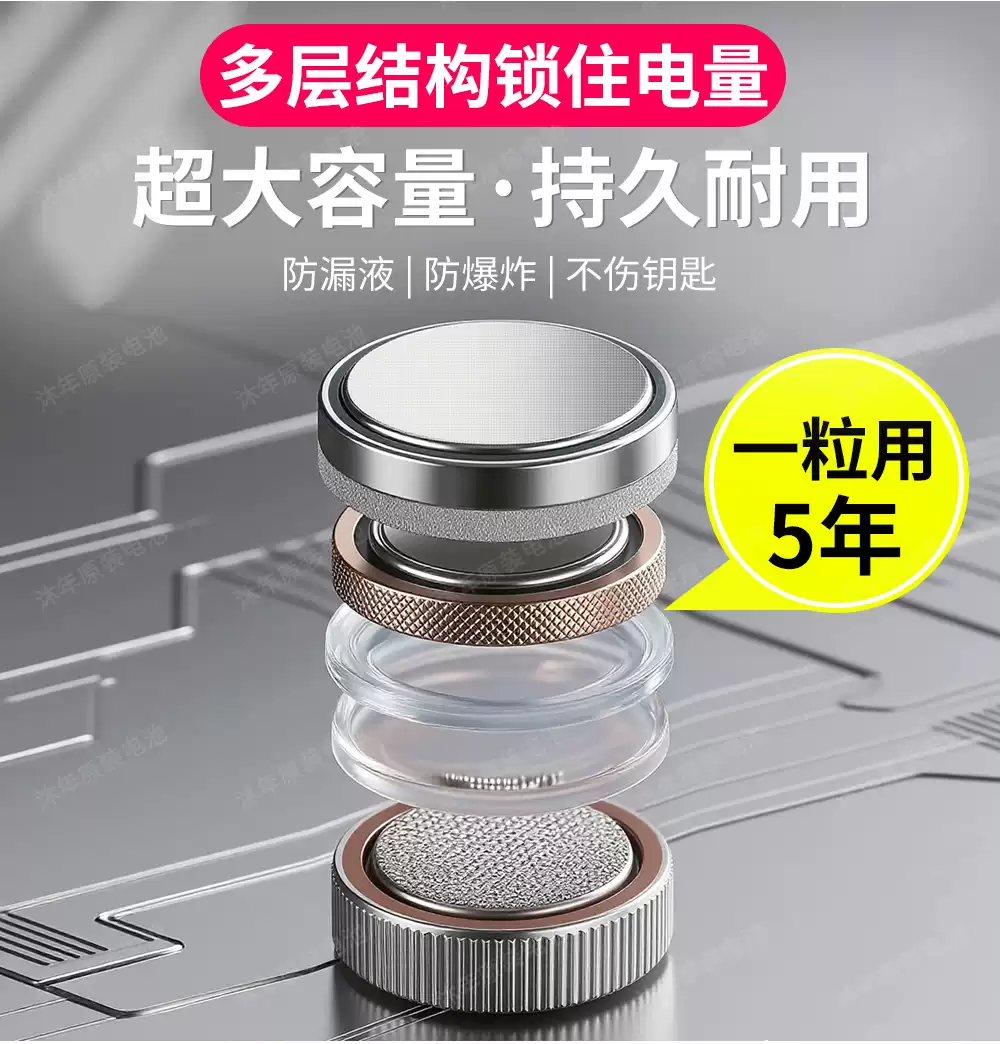 东风风行T5EVO景逸X3/X5菱智M3/M5/S500/SX6汽车V3遥控器钥匙电池