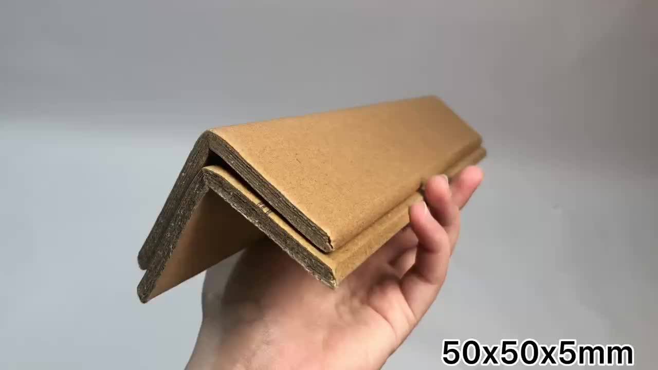 L-shaped Carton Reinforced Angleboard Paper Corner Protector Corrugated ...