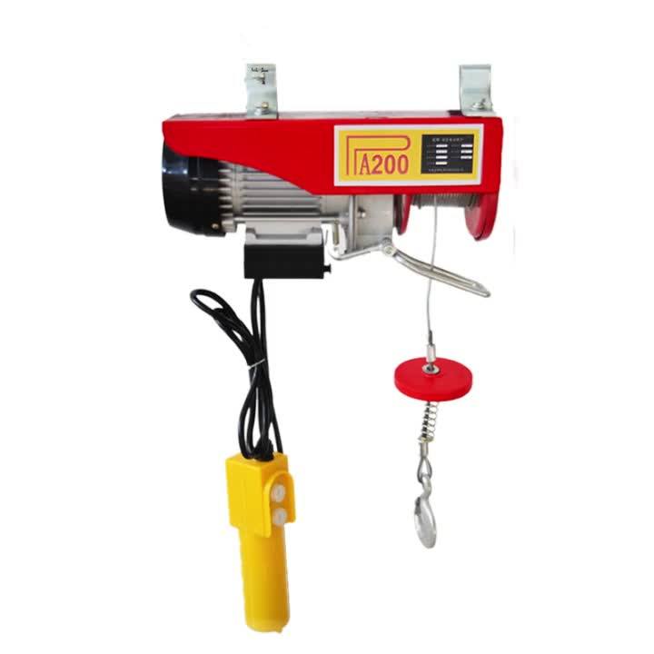 Small Electric Winch 220v Mini Hoist 100kg To 1000kg - Buy Winch 220v ...