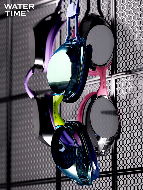 WaterTime swimming goggles racing professional myopia with degree ...