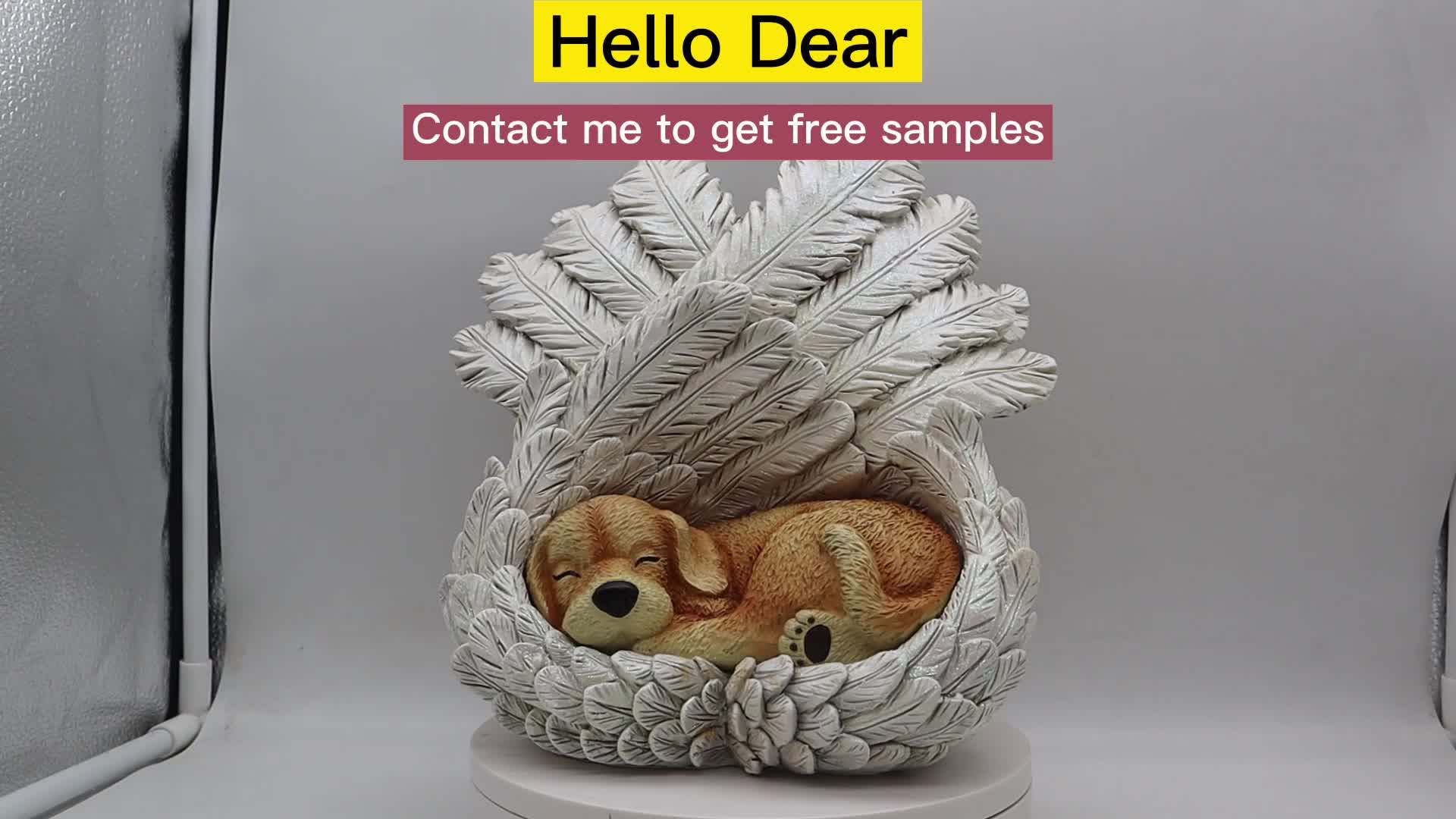 Made Resin Figurines Crafts Statue Sculpture Ornament China Dog Statues ...