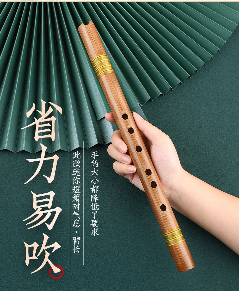 Zero-based introductory cave flute portable bitter bamboo advanced ...