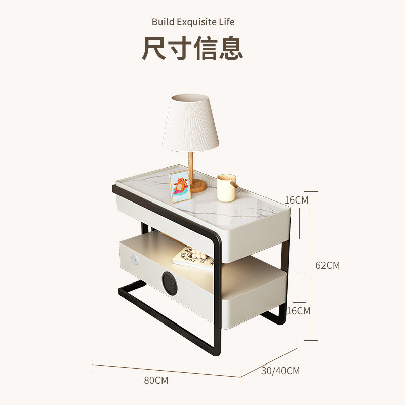 家人们！这款多功能沙发边柜简直是客厅颜值天花板，高级感直接拉满！ --淘宝好物网