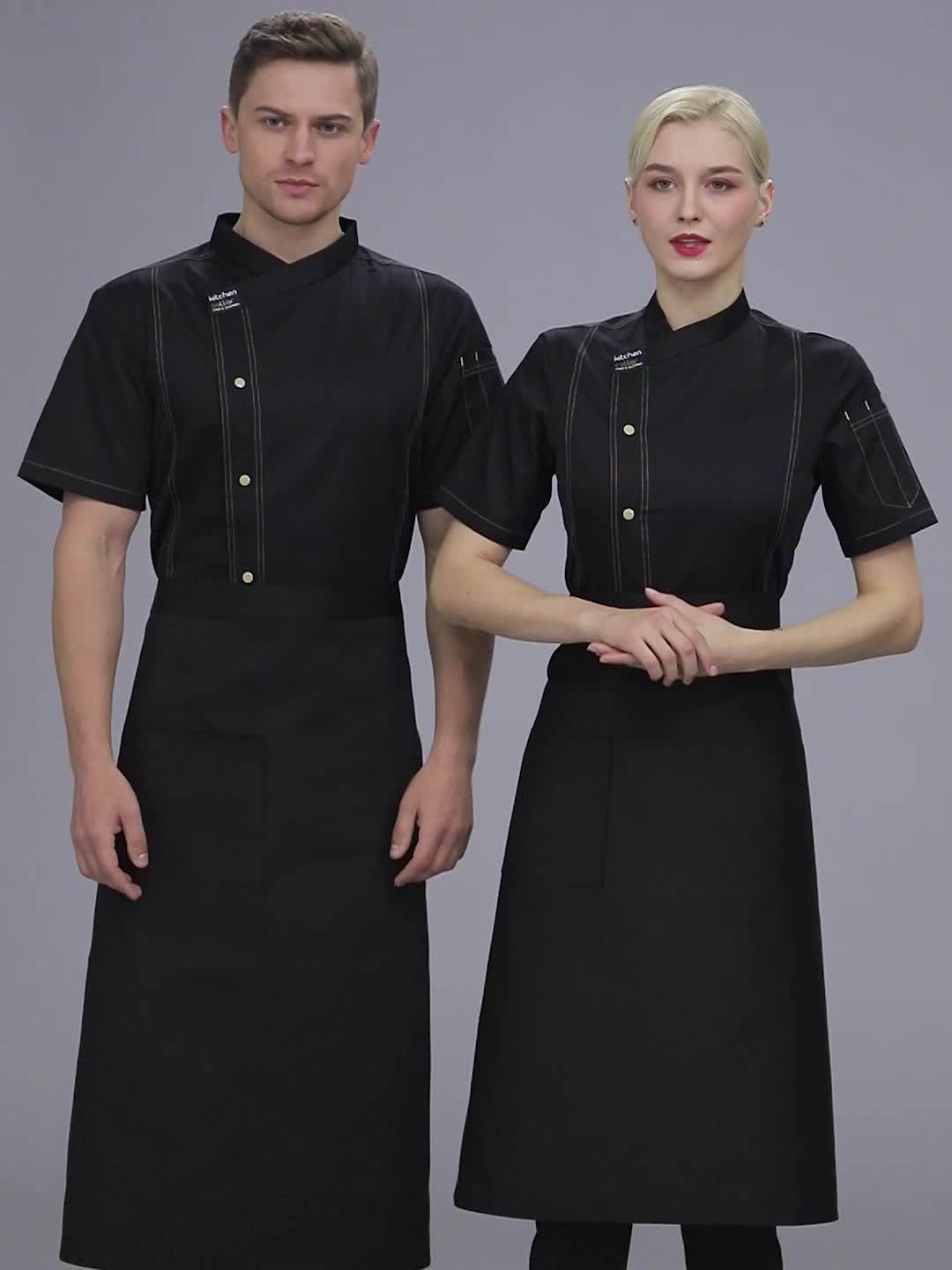 Chef Coat For Restaurant Kitchen Uniforms Designs Cook Executive ...
