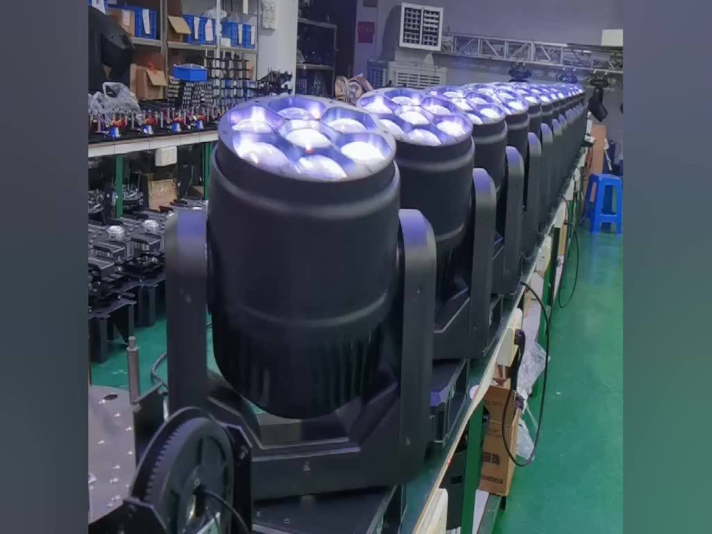 7x40w K15 Mini Bee Eyes Rgbw 4in1 Zoom Led Moving Head Light - Buy Bee ...