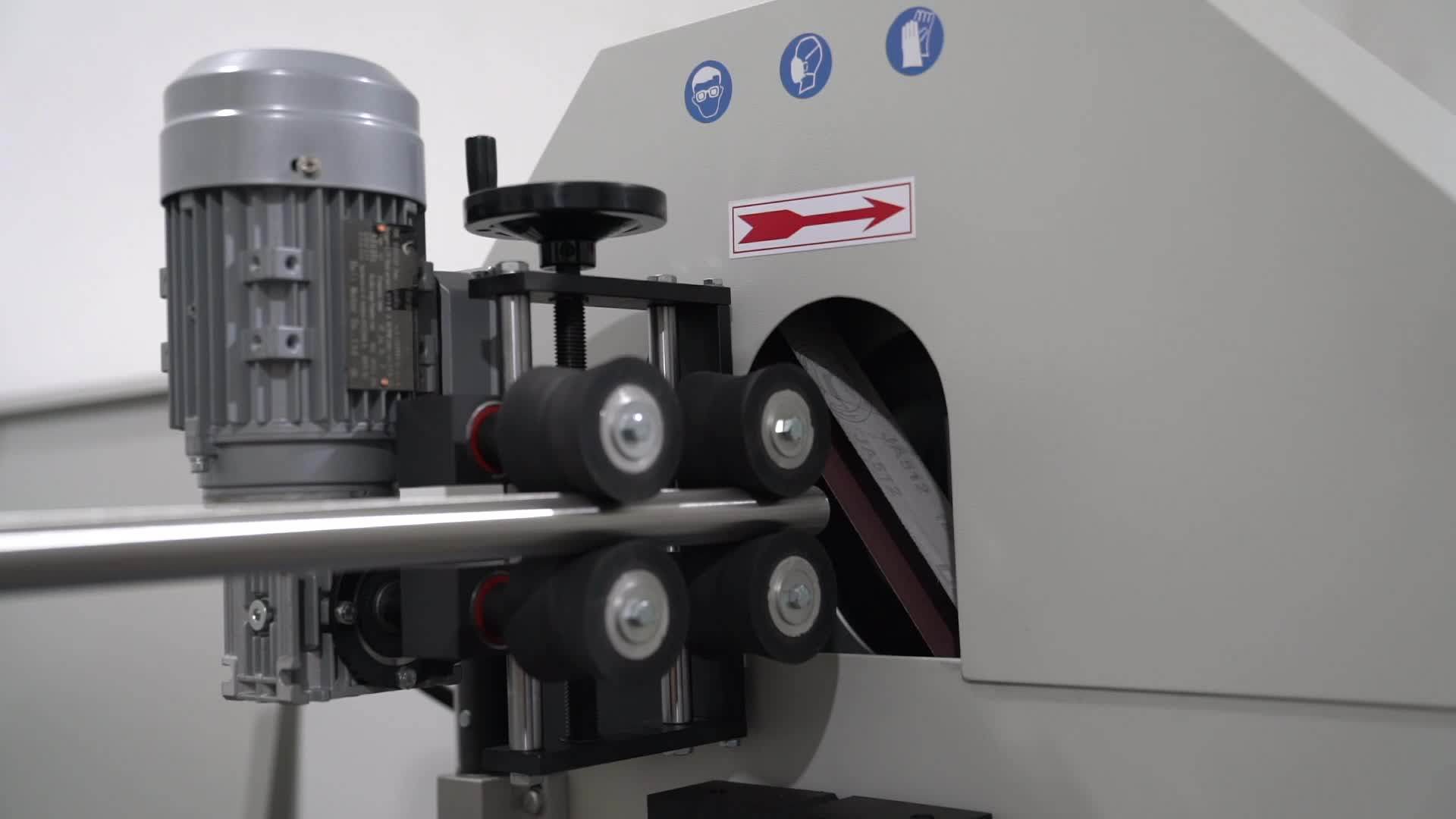 Auto Rotary Sander Belt Mirror Tube Pipe Polishing Machine For Ss Brass ...