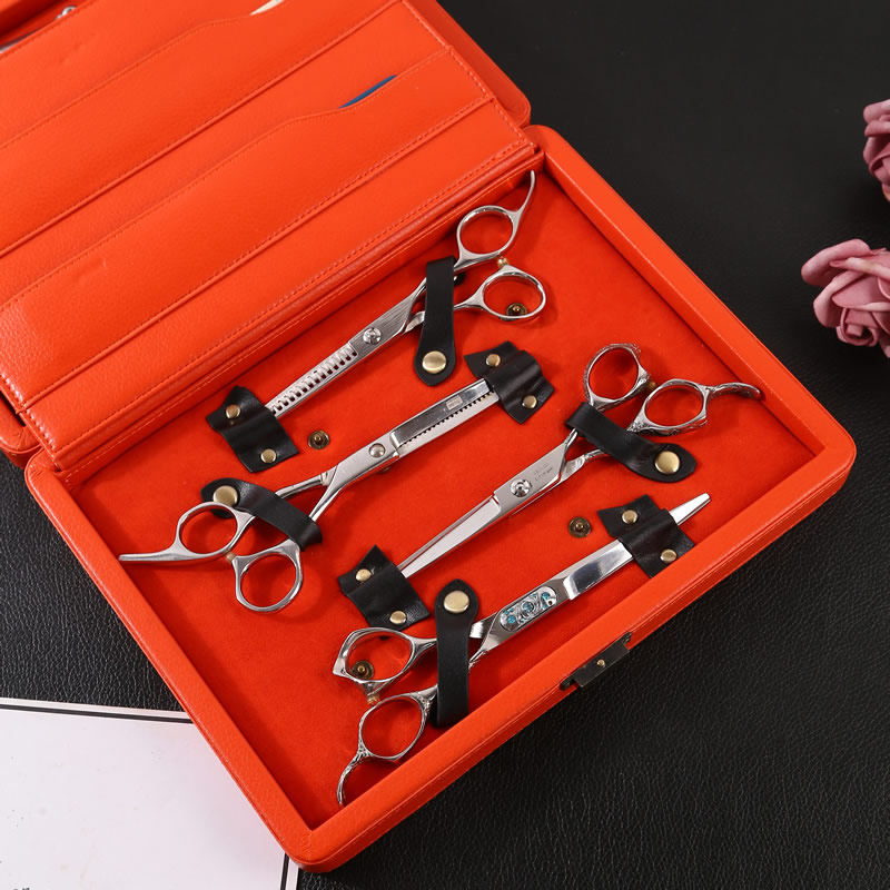 [USD 106.46] Leather Scissors Box Hairstylist Professional Scissor Tool ...