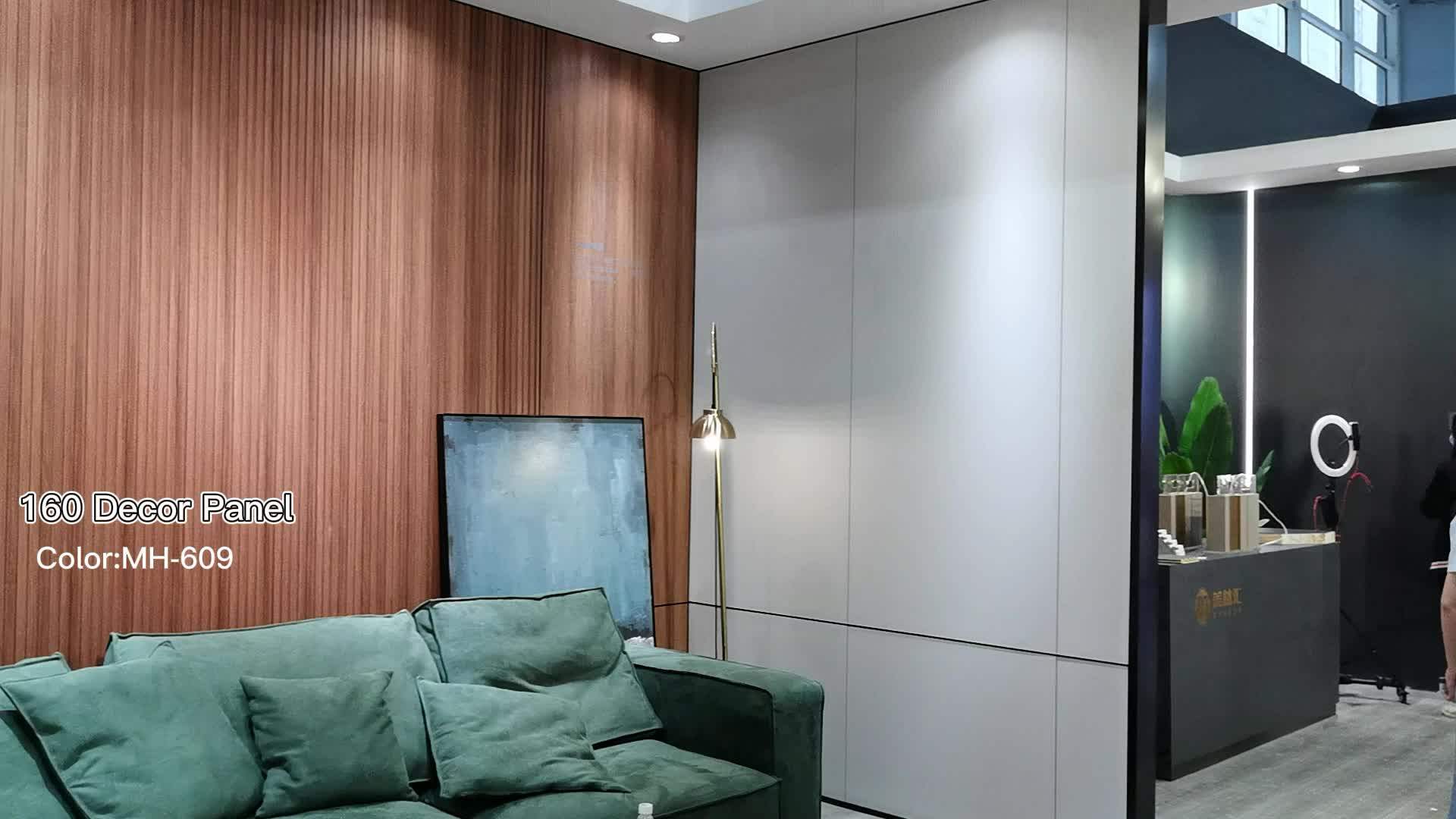 Metal Surface Design 160mm Width Great Wall Fluted Panel Interior High ...