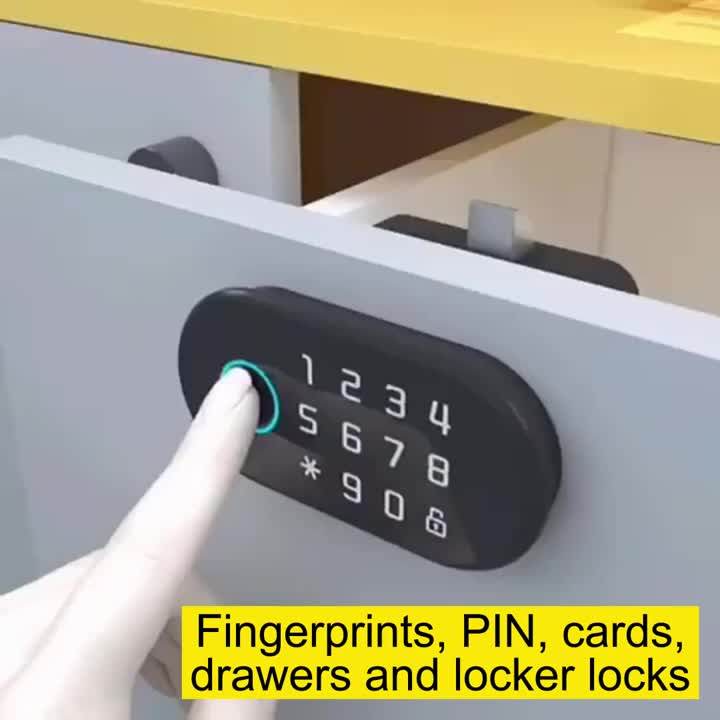 Boxing Smart Small Finger Print Biometric File Cabinet Lock Drawer ...