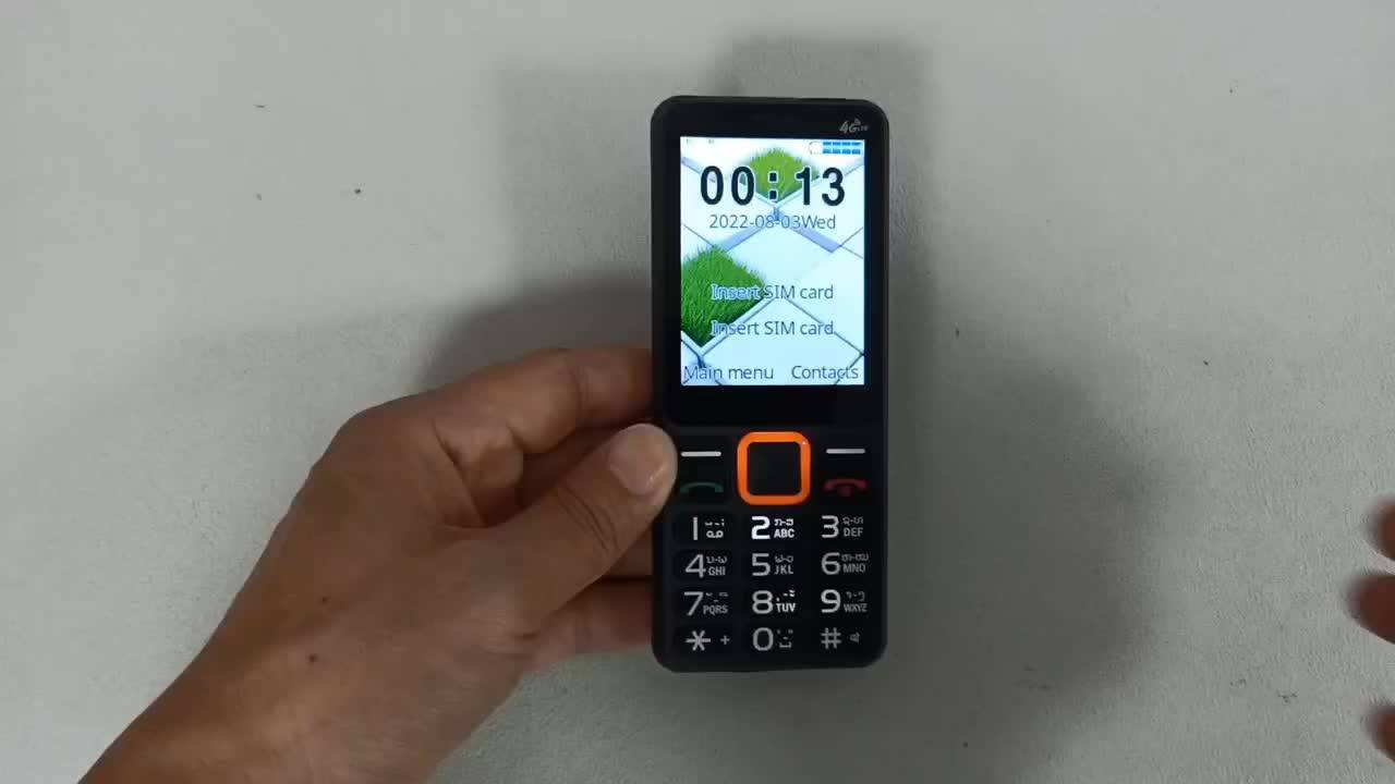 Custom 2.4 Inch 4g Lte Big Button Bar Mobile Phones Oem Odm Basic ...